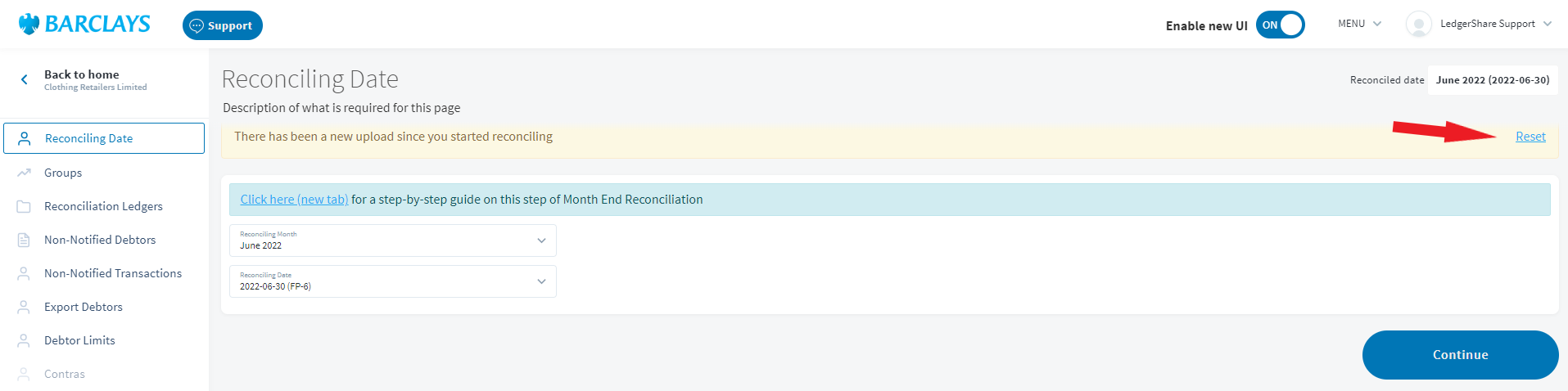 How do I refresh data on my MER after a new upload? – Barclays Support