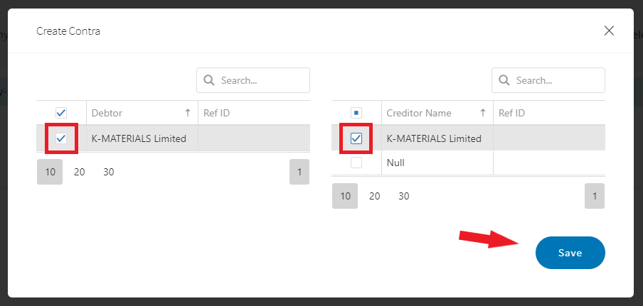 8. Contra identification – Barclays LedgerShare Support